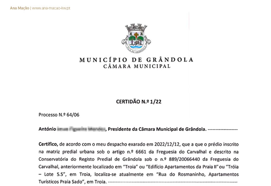 Certidão Toponímica | ABC do Imobiliário