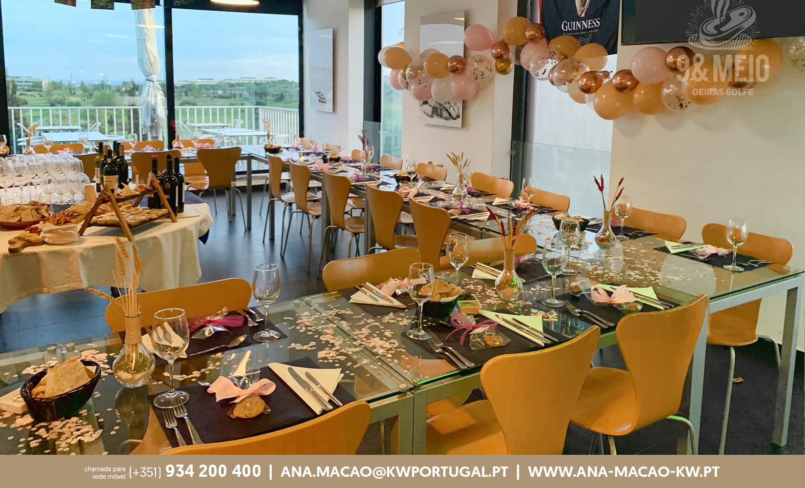 Restaurante 9&Meio Oeiras Golf | Ana Mação - KW
