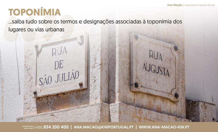 Toponímia | ABC do Imobiliário